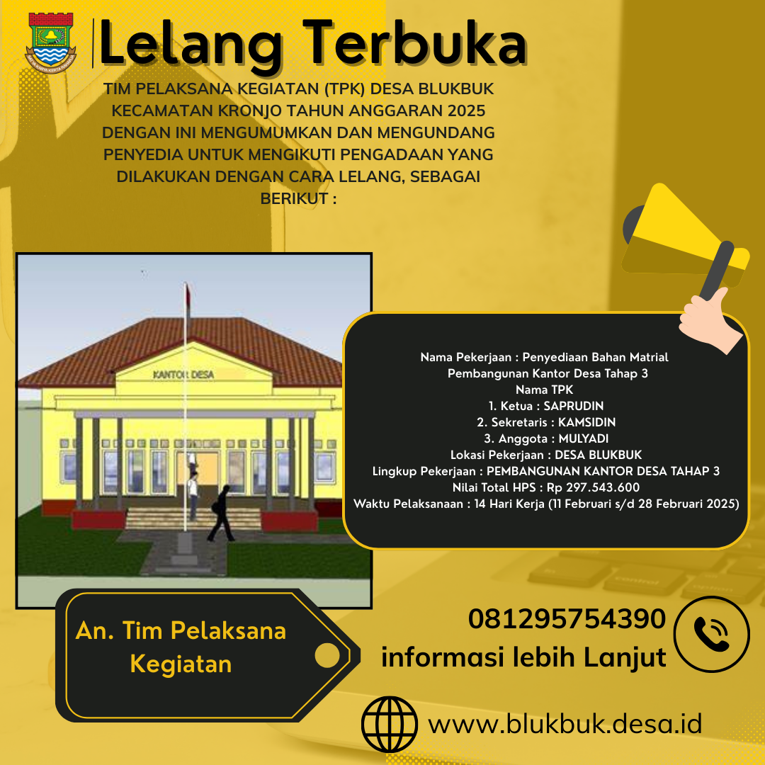 Website Resmi Desa Blukbuk - Berita - Detail - Pengumuman - Pengumuman ...